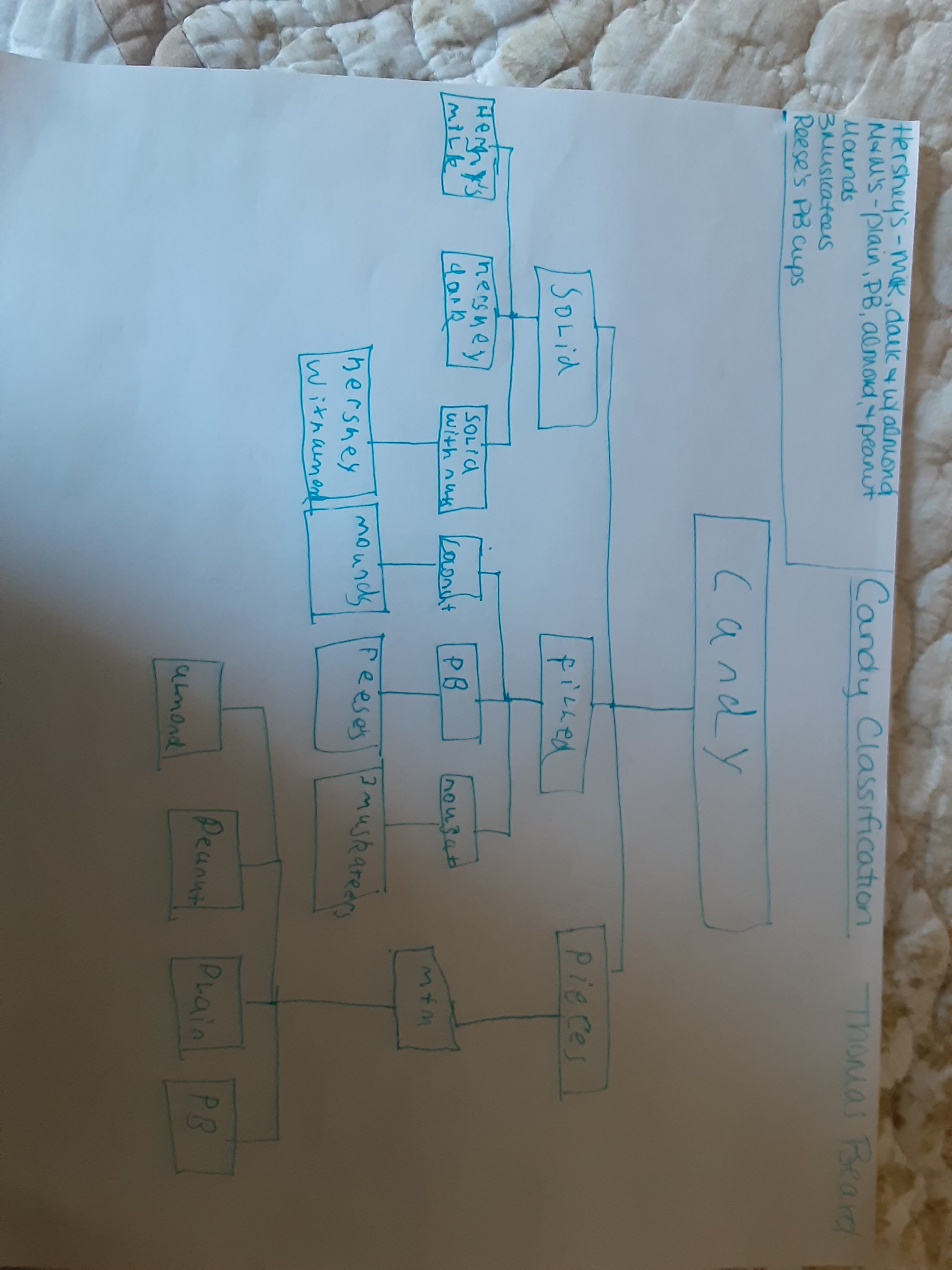 "Candy Classification by Thomas Beard" - Response on The Wonderment